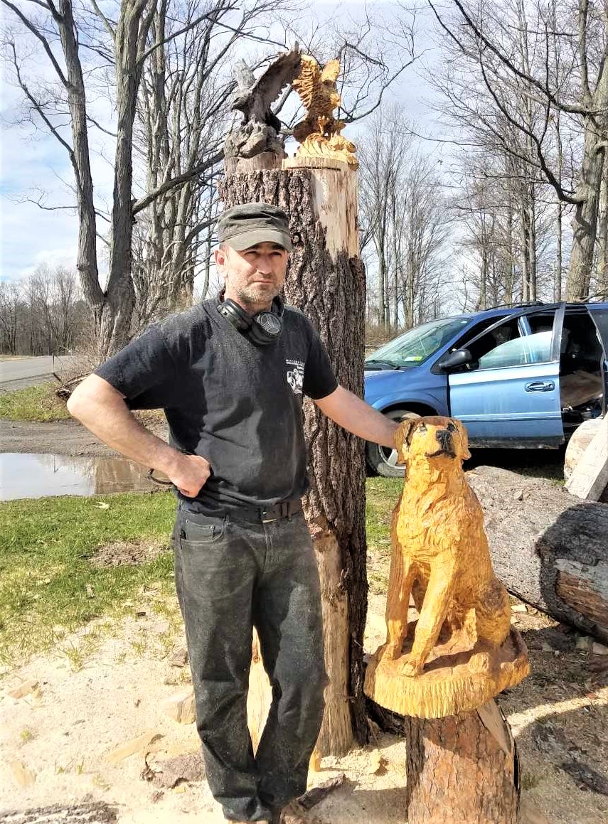 Groton on the Inside: Who’s carving that wood on Peruville Road ...