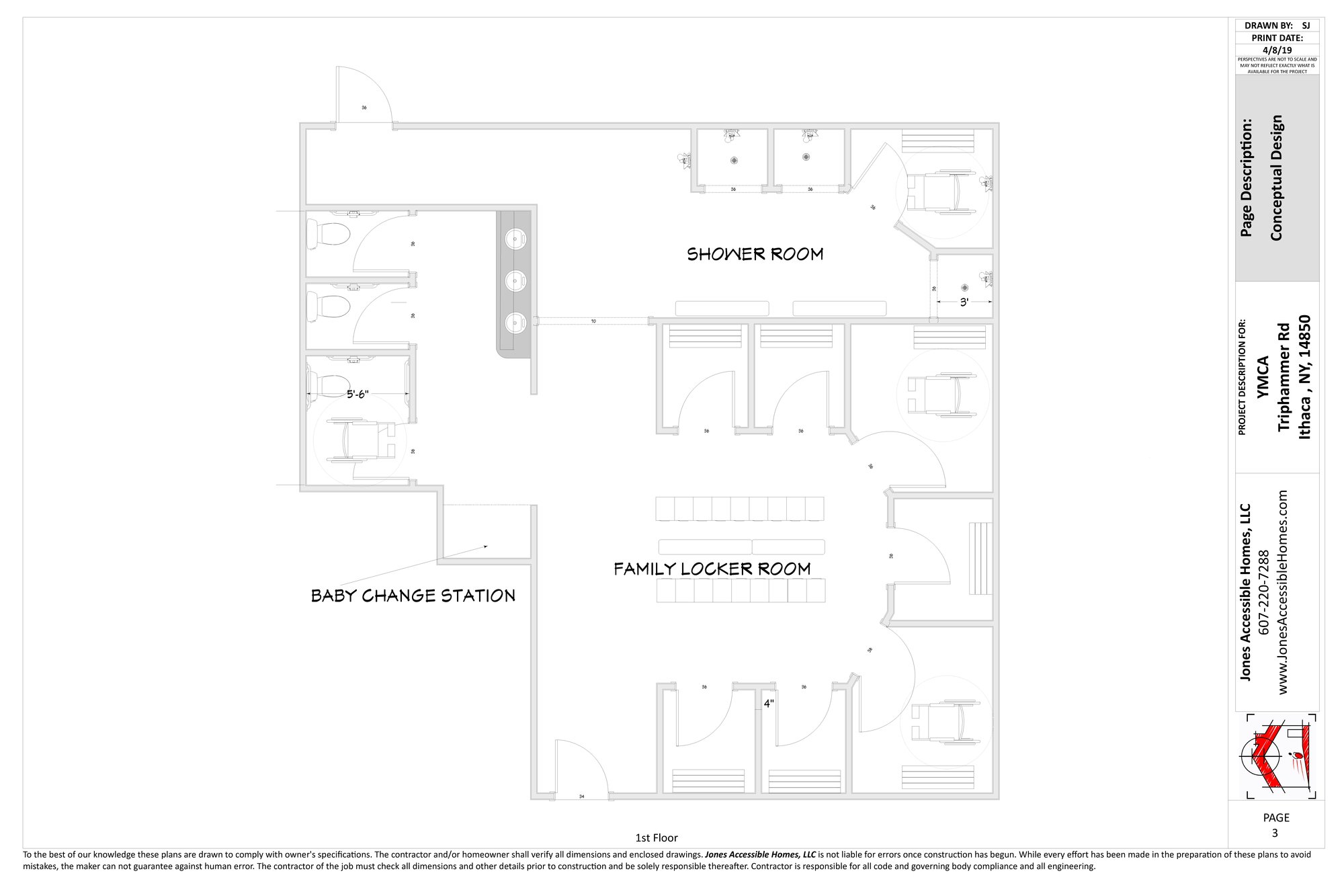 Family-friendly, accessible changing rooms coming to YMCA – Tompkins Weekly