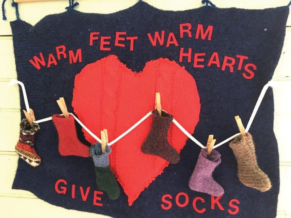 Sock collection project continues to grow and warm those in need ...