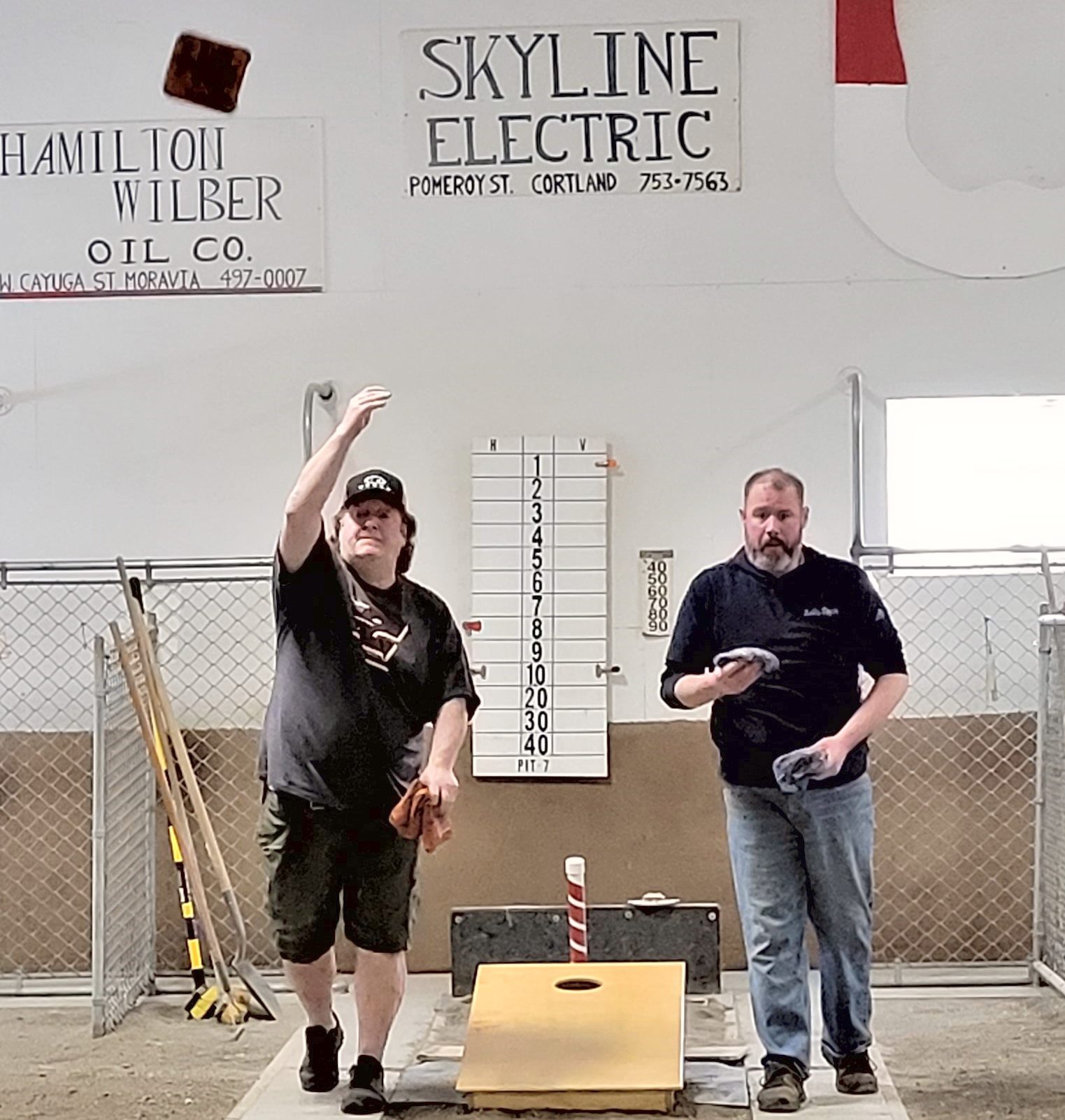 Community cornhole in support of youth football and cheer – Tompkins Weekly