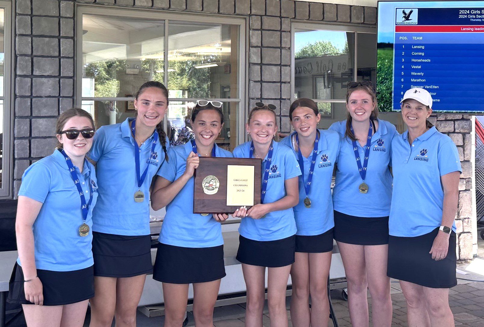 Lansing girls golf wins first Section IV title – Tompkins Weekly