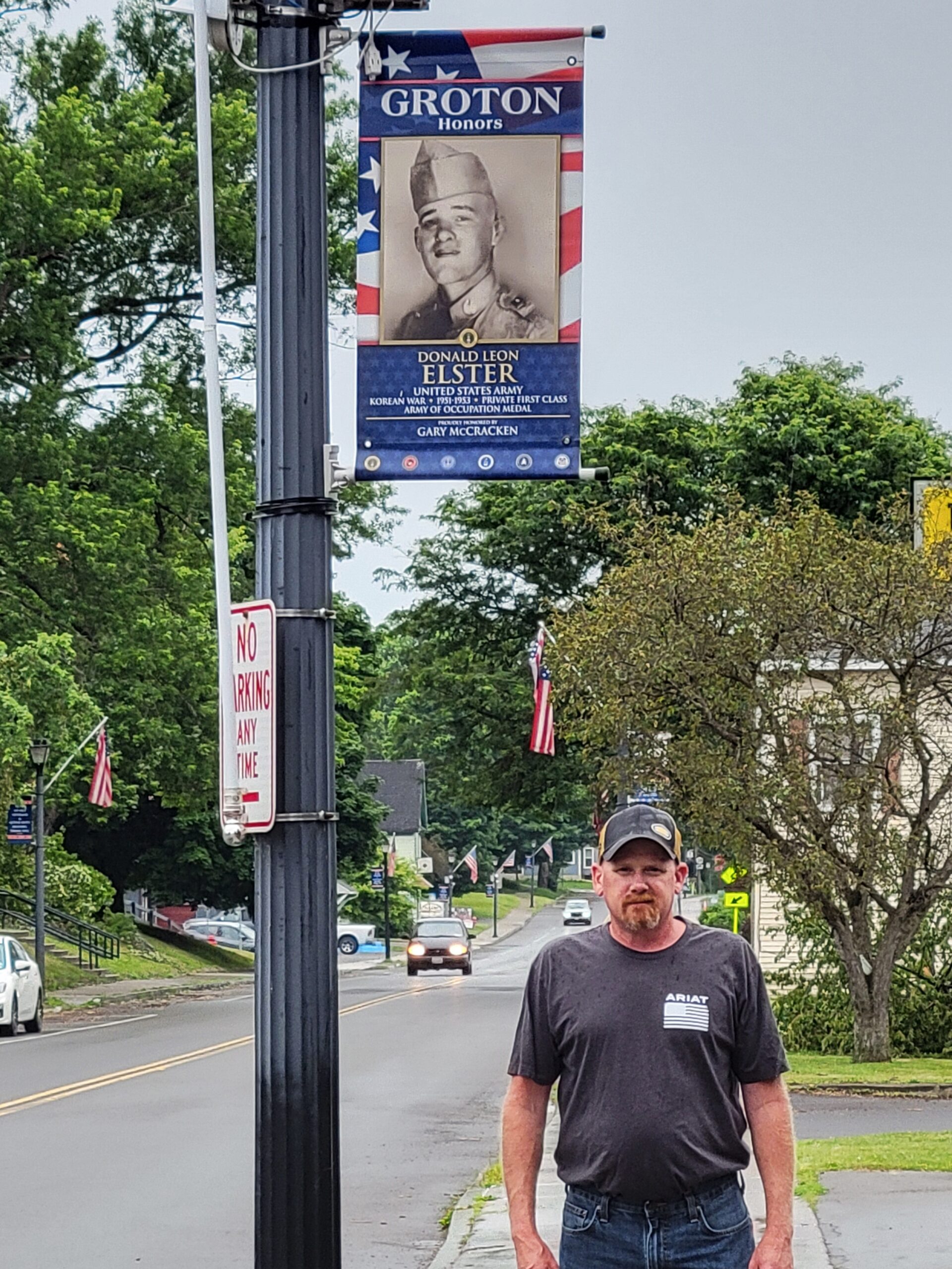 Military tribute banners bring honor to Groton's servicemen and servicewomen – Tompkins Weekly