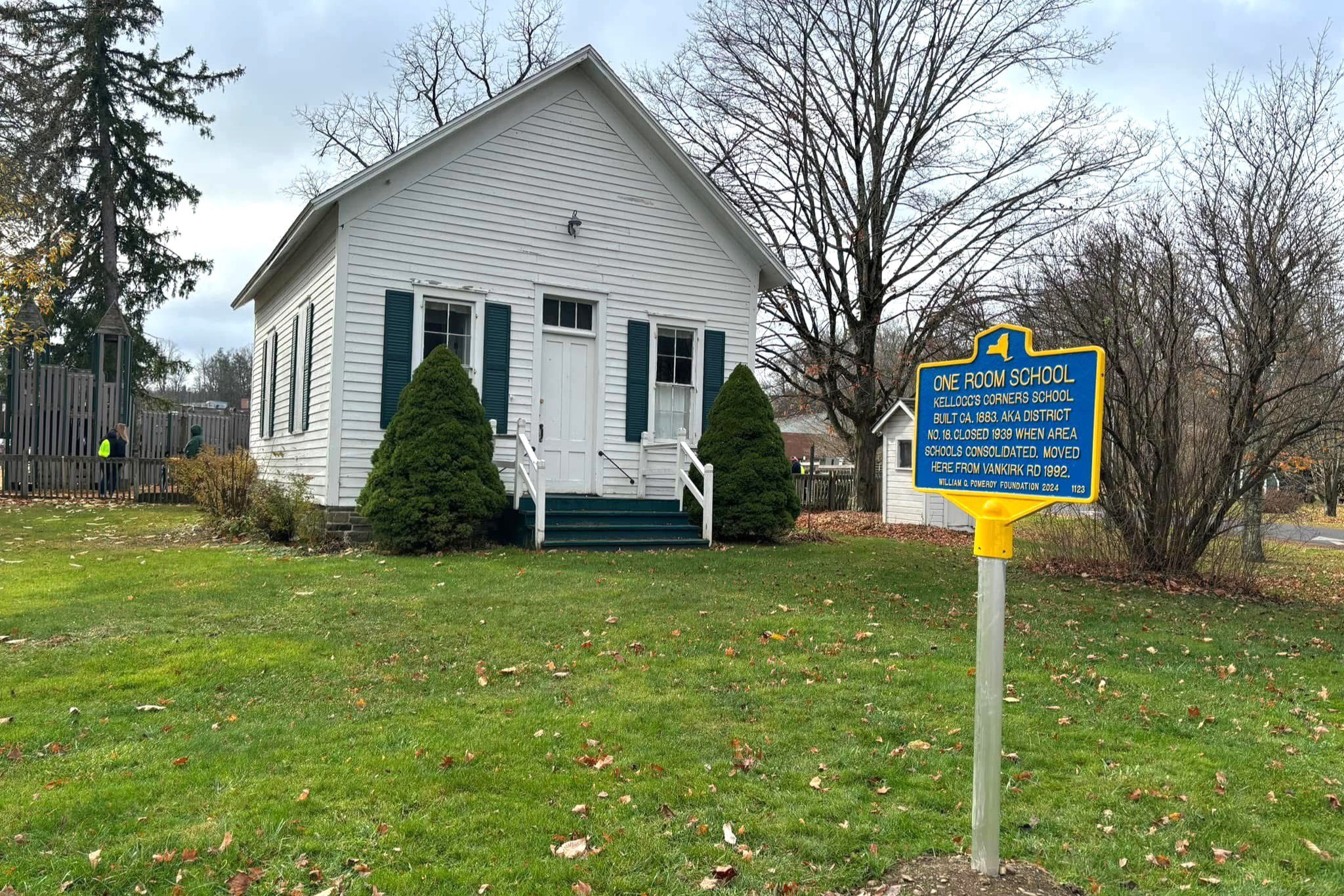 Historical marker unveiled at preserved schoolhouse in Newfield ...