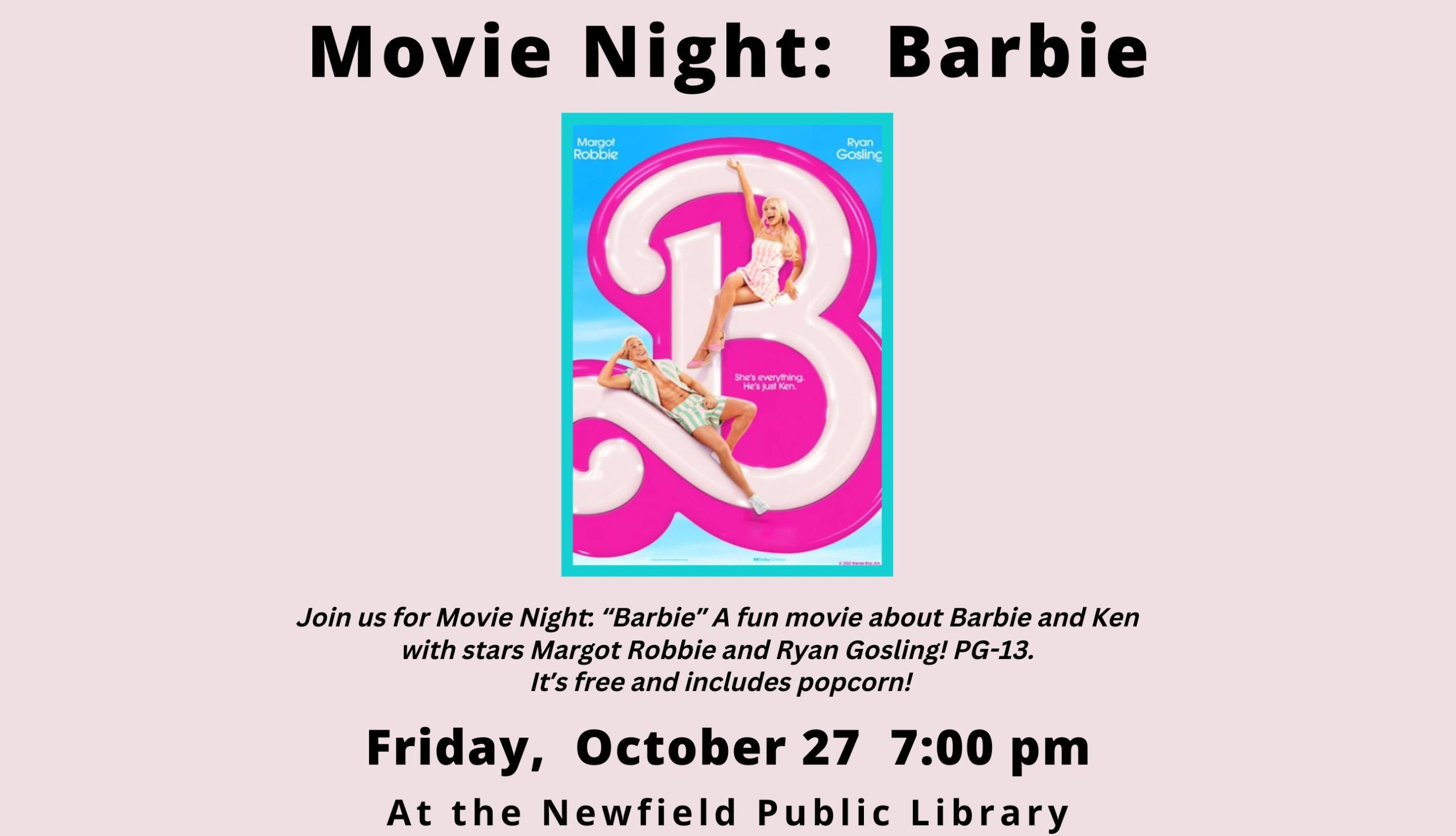 Movie Night: Barbie – Tompkins Weekly