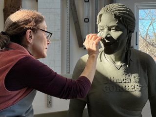 Unveiling of Statues of Lucy Brown and Frances Perkins – Tompkins Weekly