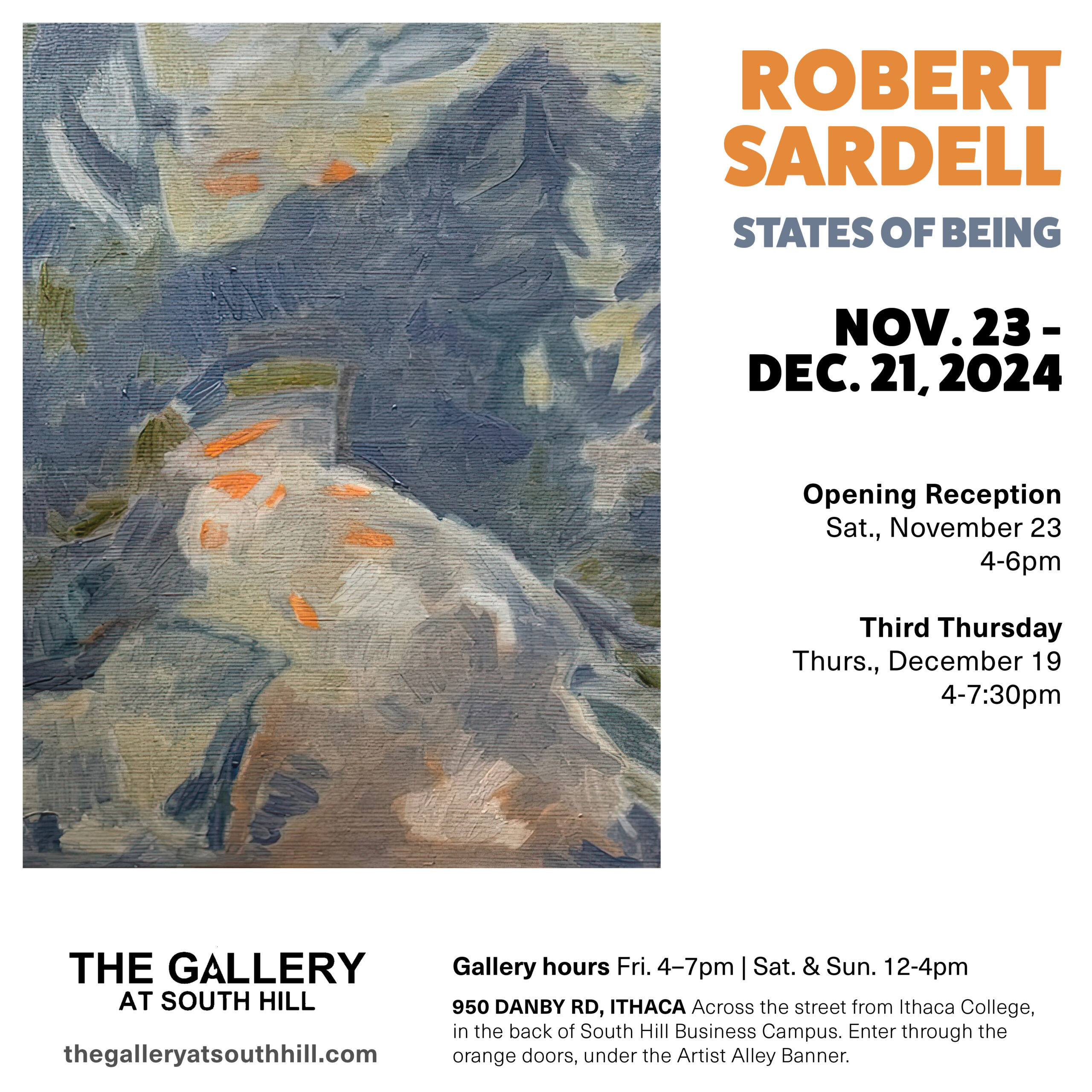 The Gallery at South Hill opening reception for Robert Sardell "States ...