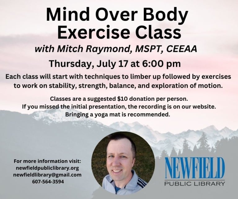 Mind Over Body Movement Class – Tompkins Weekly